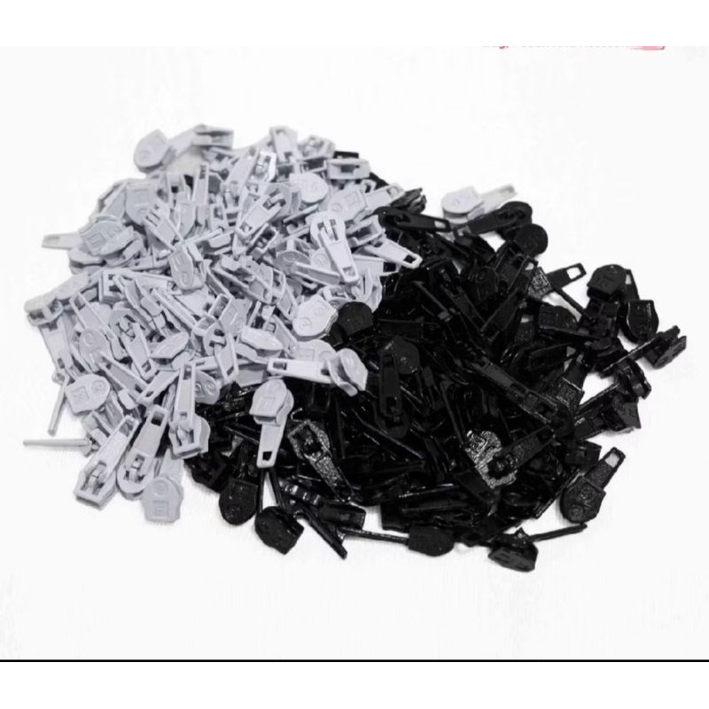 Jual Kepala Zipper/Kepala resleting No3 Kecil Murah Aksesoris (50 pcs ...
