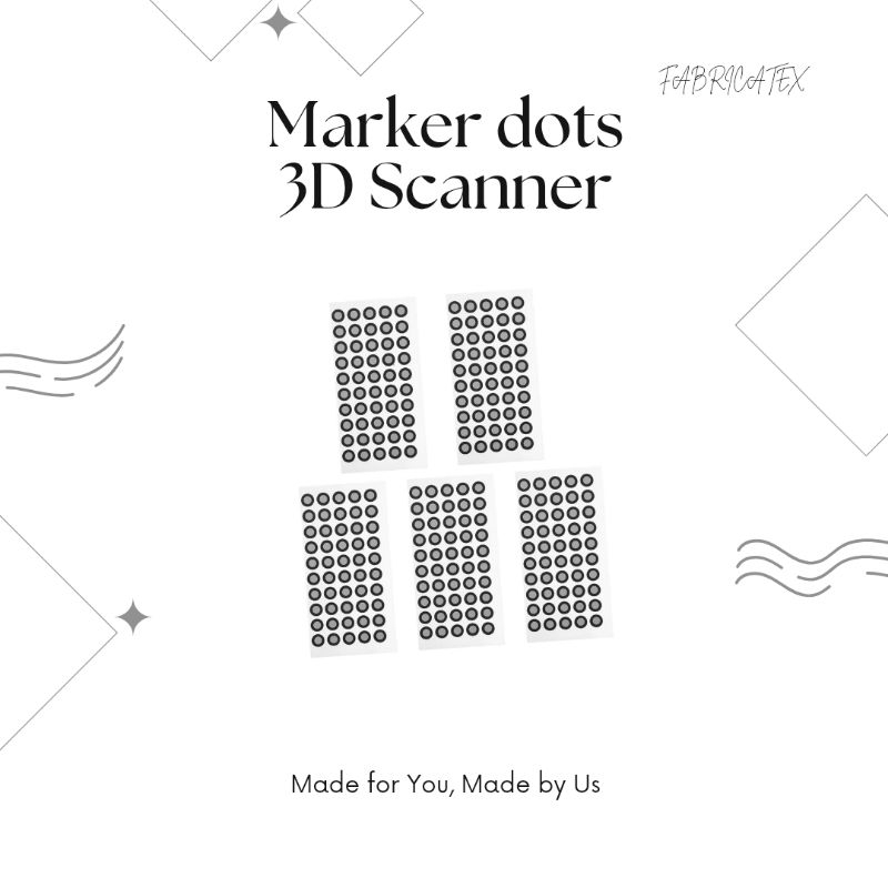 Jual Marker dots 3D Scanner | Reflective marker | 6mm | Einscan HX ...