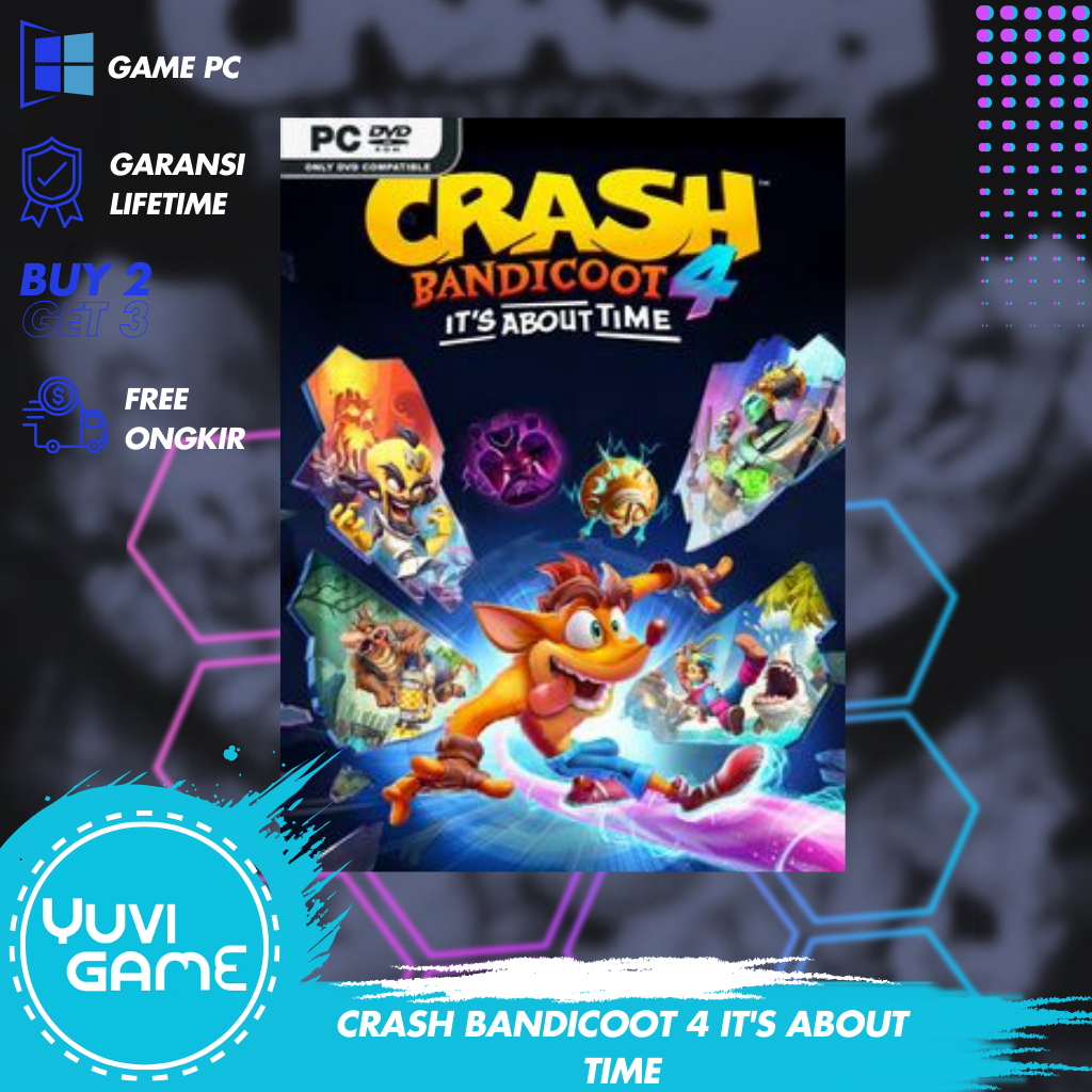 Jual Crash Bandicoot 4 It's About Time - PC Game - Direct Link | Shopee Indonesia