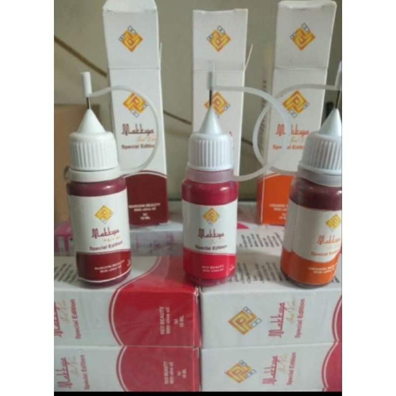 Jual HENNA MAKKIYA BOTOL JARUM WARNA MAROON | Shopee Indonesia