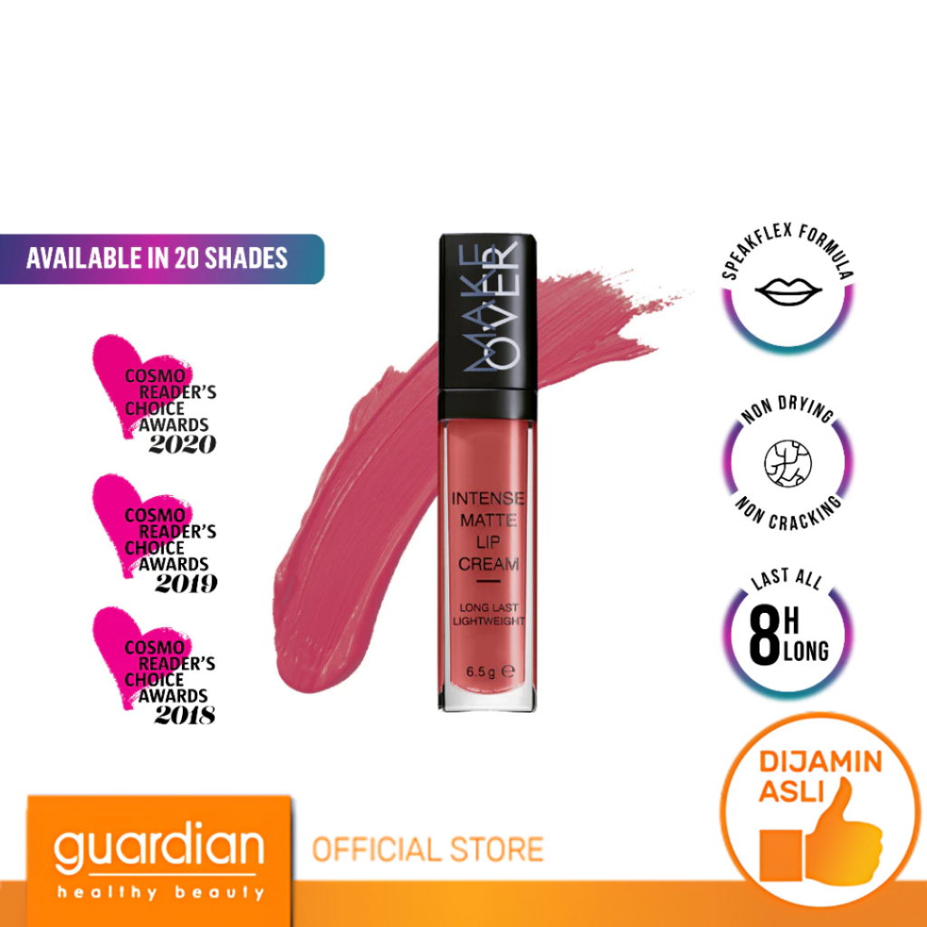 Jual Make Over Intense Matte Lip Cream 6.5 g - Lipstick Lipcream Tahan ...