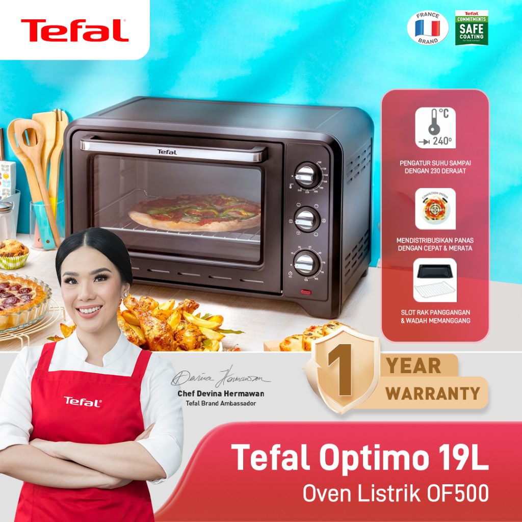 Jual Tefal Optimo 19L OF444 - Oven Listrik / Electric Oven | Shopee Indonesia