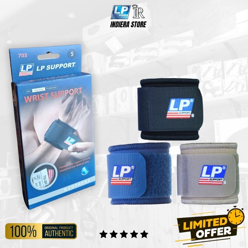 Jual LP SUPPORT ORIGINAL WRIST SUPPORT NEOPRENE Dekker pergelangan tangan LP-703 | Shopee Indonesia