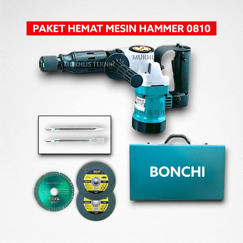 Jual NEW!!! Mesin Jack Hammer Drill 0810 MAILTANK/BONCHI Bor Bobok Beton Demolition Hammer ...