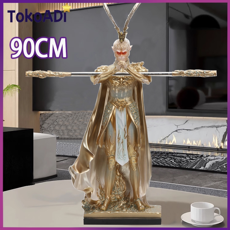 Jual 90CM Patung Sun Wukong Cocok Dewa Di Meja Ruang Tamu Dan Lemari Tv ...