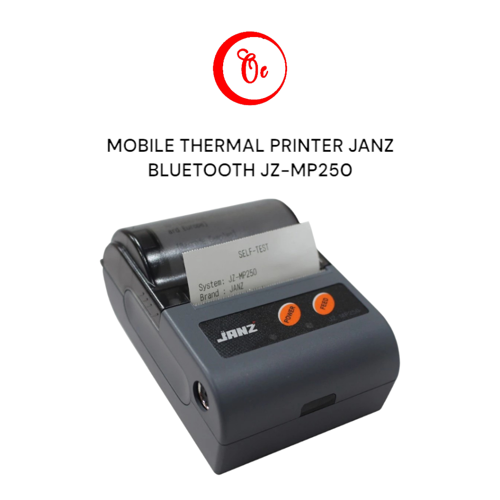 Jual Printer Thermal Bluetooth JANZ JZ-MP250 Mobile Printer | Shopee ...