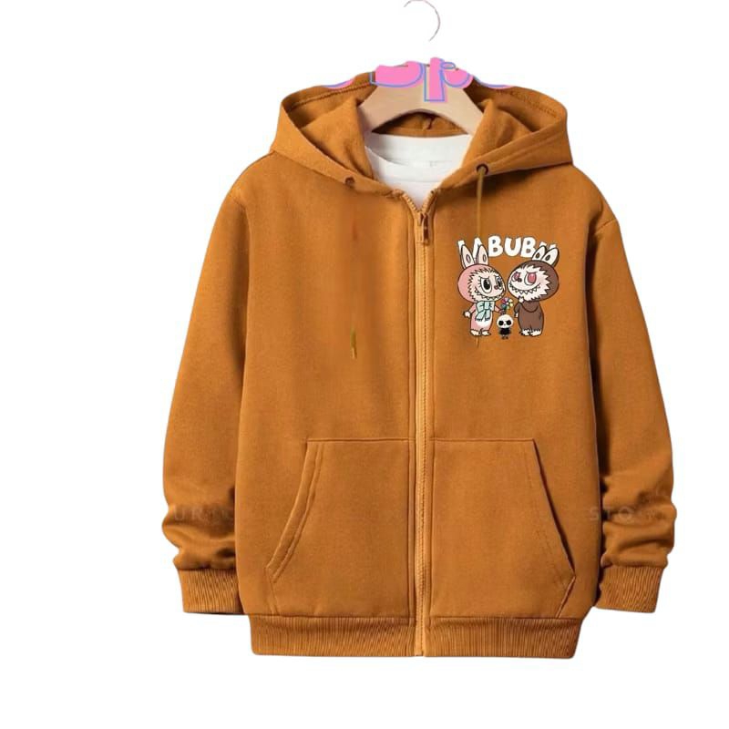 Jual Zipper Hoodie anak labubu terbaru usia 4-12 tahun sweater anak ...