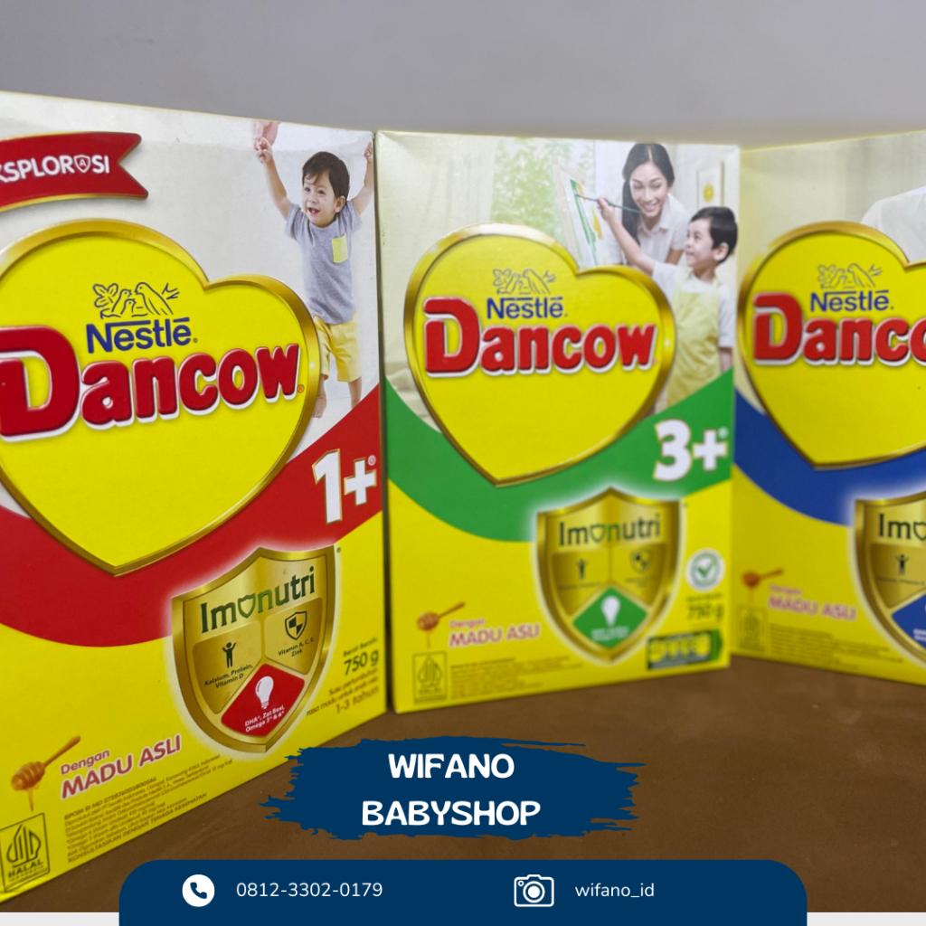 Jual FREE GIFT ! SUSU DANCOW 1+/3+/5+ 750g nestle dancow rasa madu asli ...