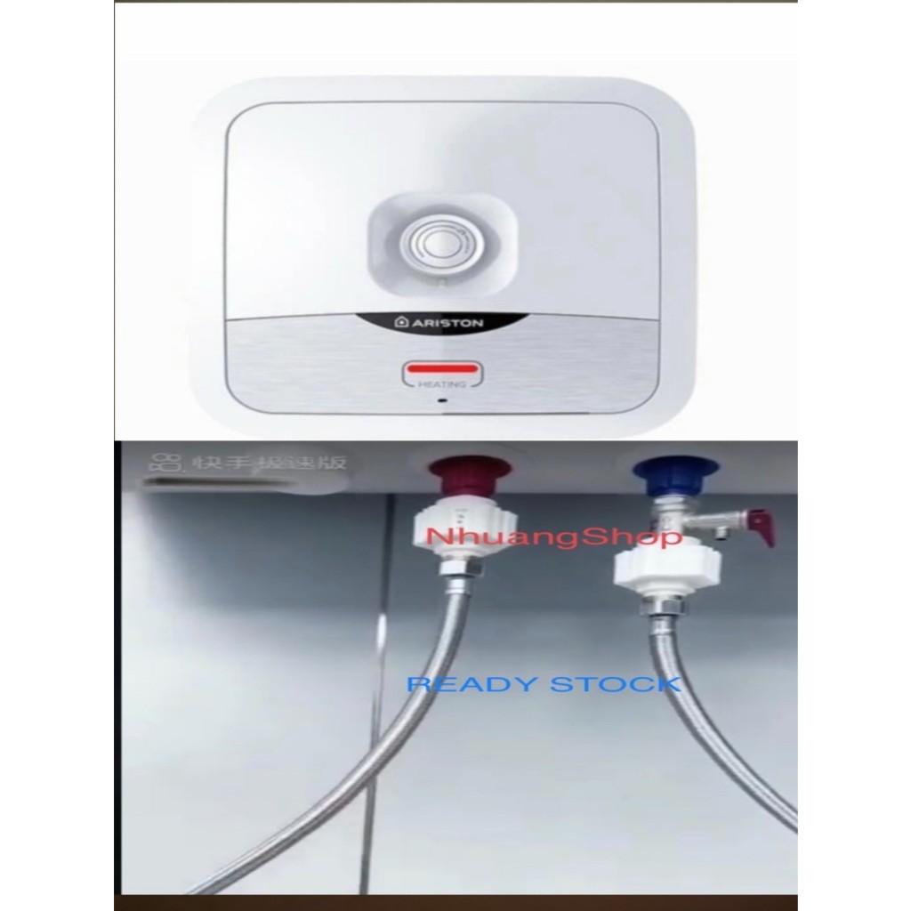 Jual PAKET KOMPLIT ARISTON AN2-10B water heater listrik 10 liter ...