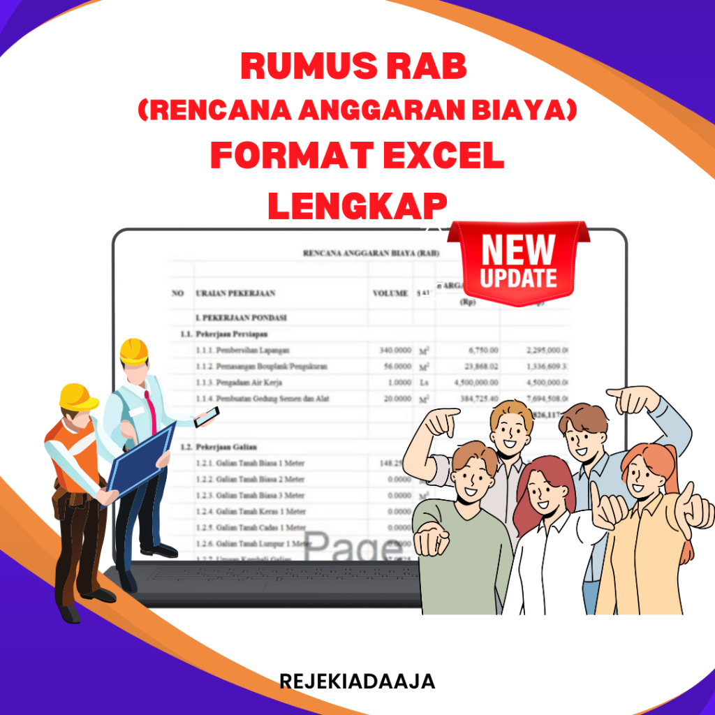 Jual (10) TOOLS RAB OTOMATIS EXCEL - Aplikasi Perhitungan Rencana ...