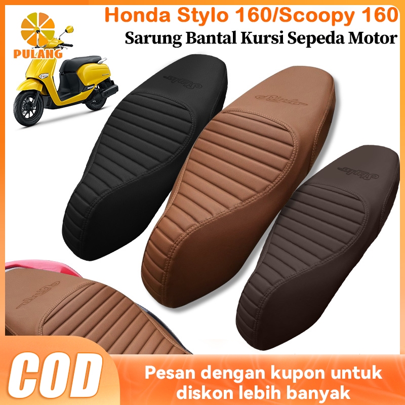 Jual Pulang Cover Jok Motor Honda Stylo 160 / Scoopy 160 Kulit Jok ...