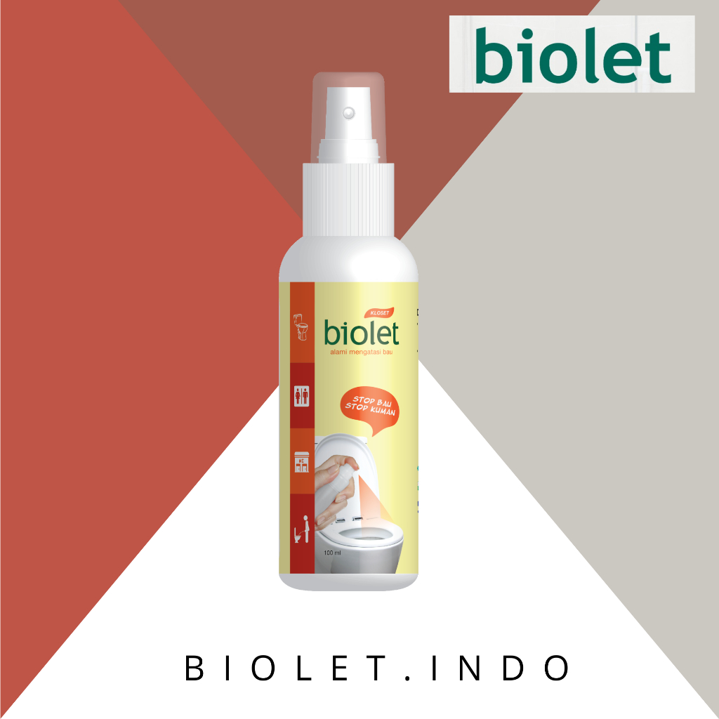 Jual Biolet Kloset Spray / Semprotan Kloset Toilet Umum / Stop Bau ...