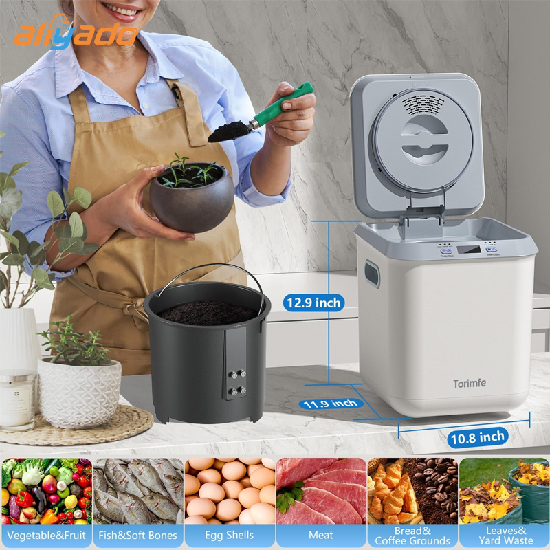 Jual ⭐Ready&100%ORI⭐Smart Komposter Listrik 2.5L untuk Dapur Indoor ...