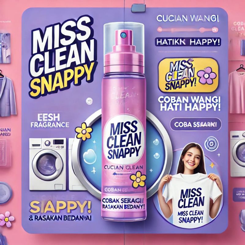Jual MISS CLEAN Parfum Laundry Snappy | Shopee Indonesia