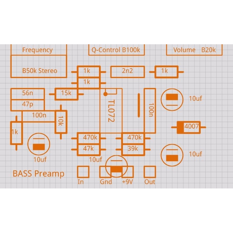 Jual PCB EFEK GITAR BASS PREAMP NE-1 | Shopee Indonesia