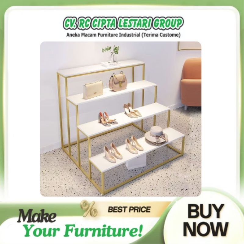 Jual Rak Sepatu Tas Display Stand Display Toko | Shopee Indonesia