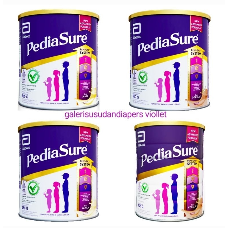 Jual Pediasure Triplesure Madu/Vanila/Coklat 200gr/380gr/800gr | Shopee Indonesia