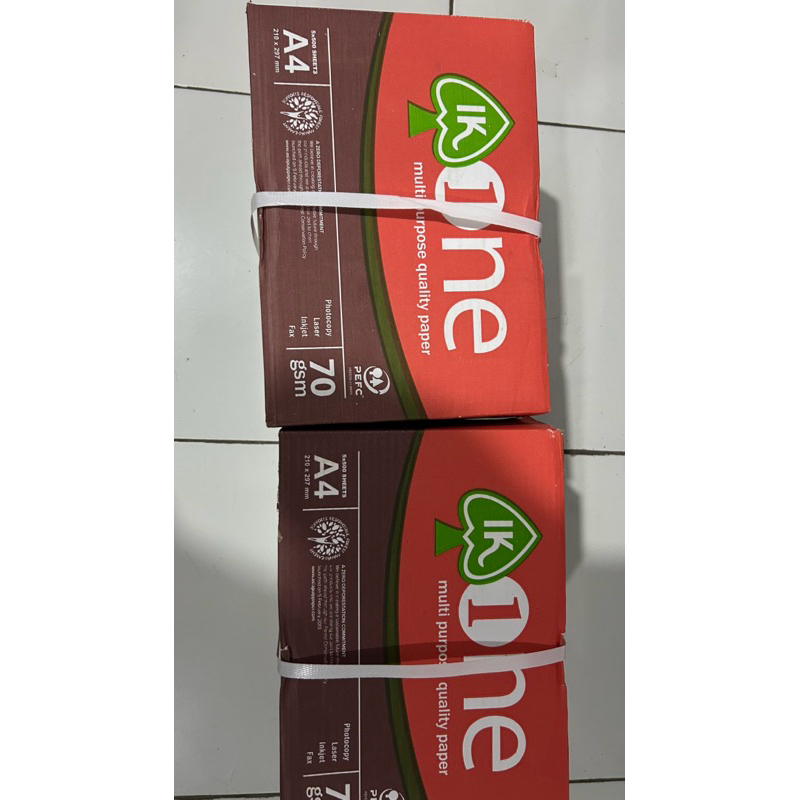 Jual Kertas A4 A4 F4b F4 Aone A1 1 Kotak 5 Rim Untuk Fotocopy Dan Print 70 Gsm Shopee Indonesia