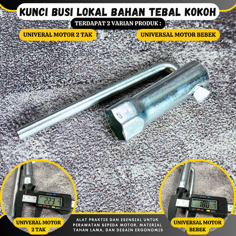 Jual Kunci Busi M 21 Motor 2 Tak & M 16 Motor bebek UNIVERSAL || PNP ...