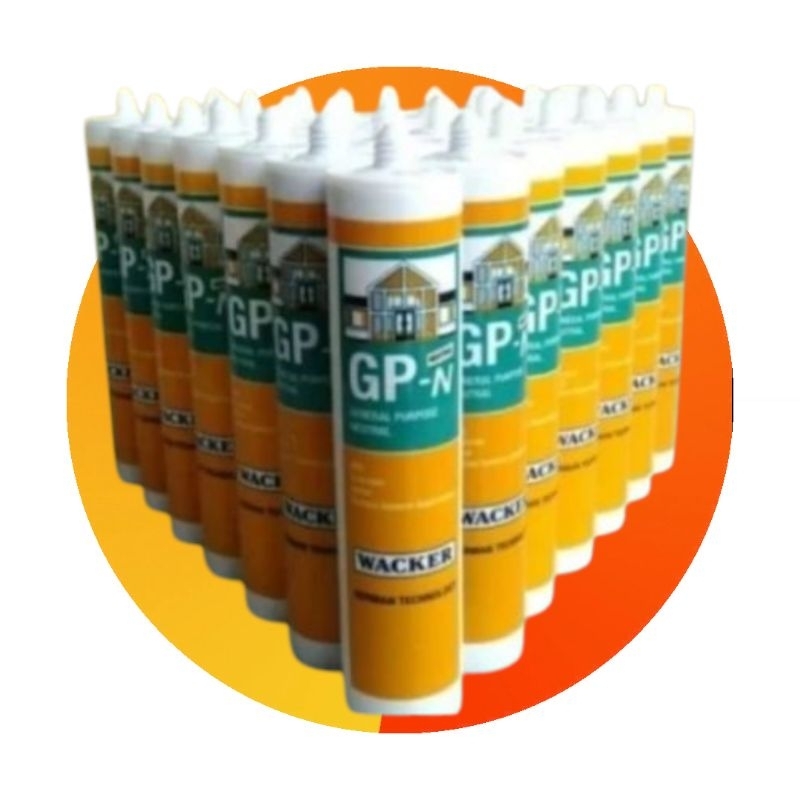 Jual GP-N Wacker Netral Silicone Sealant Putih White / Lem silicone ...
