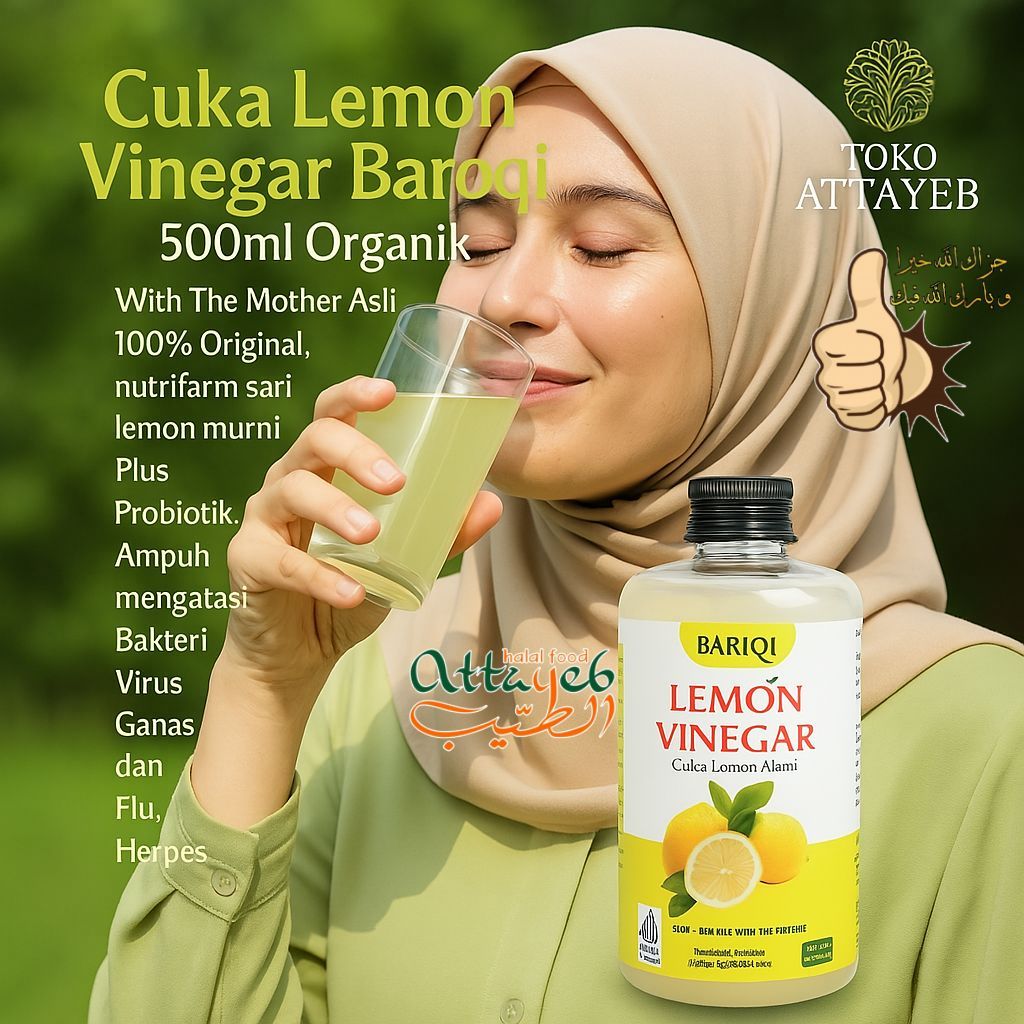 Jual 𝐂𝐮𝐤𝐚 Lemon 𝐅𝐢𝐧𝐞𝐠𝐚 Baroqi 500ml Organik With The Mother Asli 100% ...