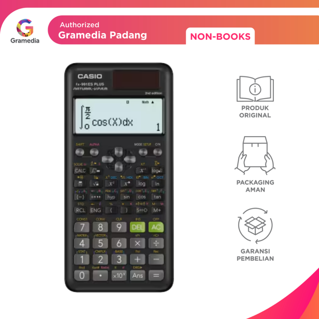 Jual Gramedia Padang - Kalkulator Casio fx-991 ES PLUS (2nd edition ...