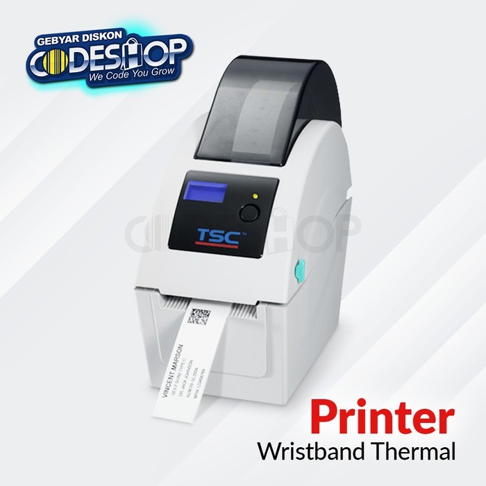 Jual Printer Barcode TSC TDP-225 Cetak Label Stiker Gelang Pasien ...