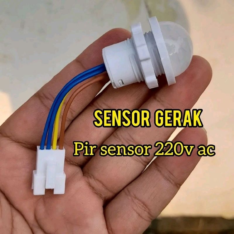 Jual Sensor Gerak PIR untuk lampu atau Alarm Security 220V bisa setting ...