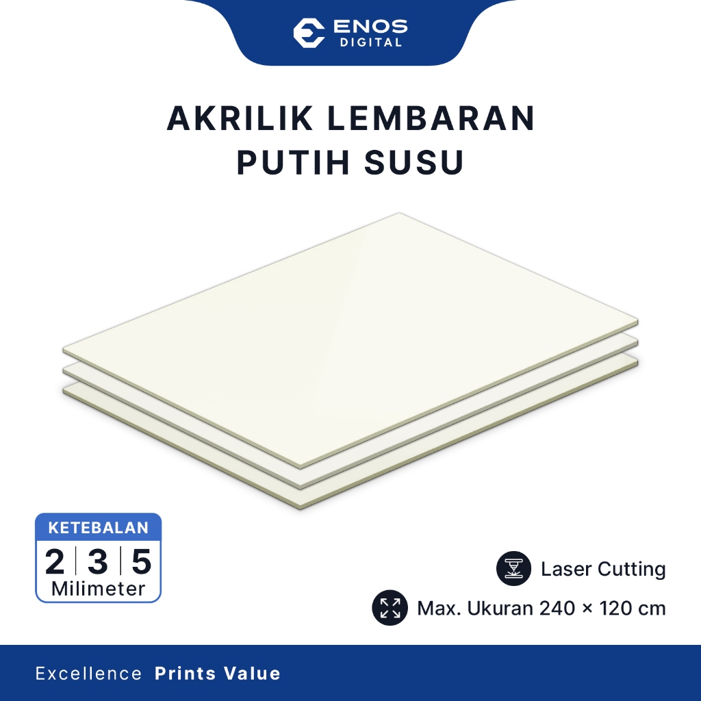 Jual Akrilik PUTIH SUSU/ Akrilik Lembaran PUTIH SUSU / Custom Akrilik/ Acrylic Custom Sheet ...