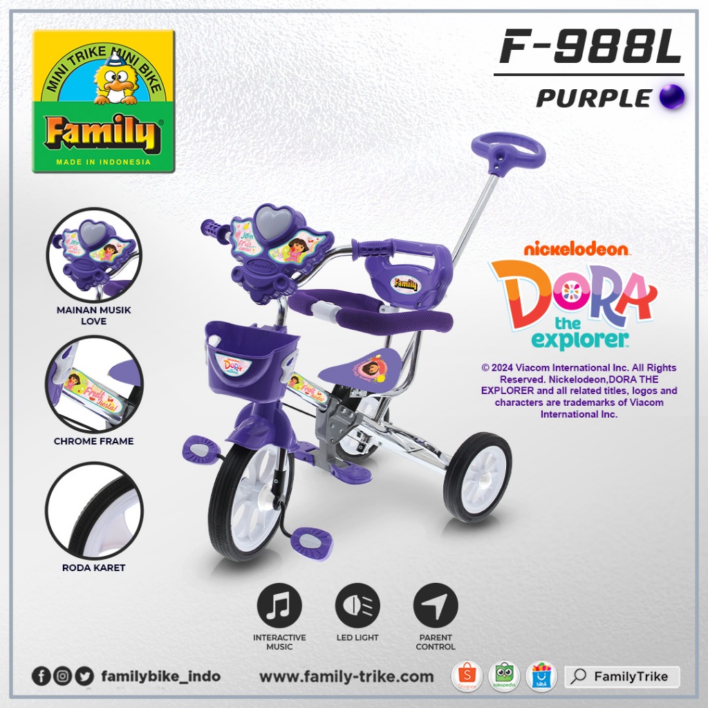 Jual Family Sepeda Roda Tiga Anak Sepeda Roda 3 Bayi Tricycle Anak ...