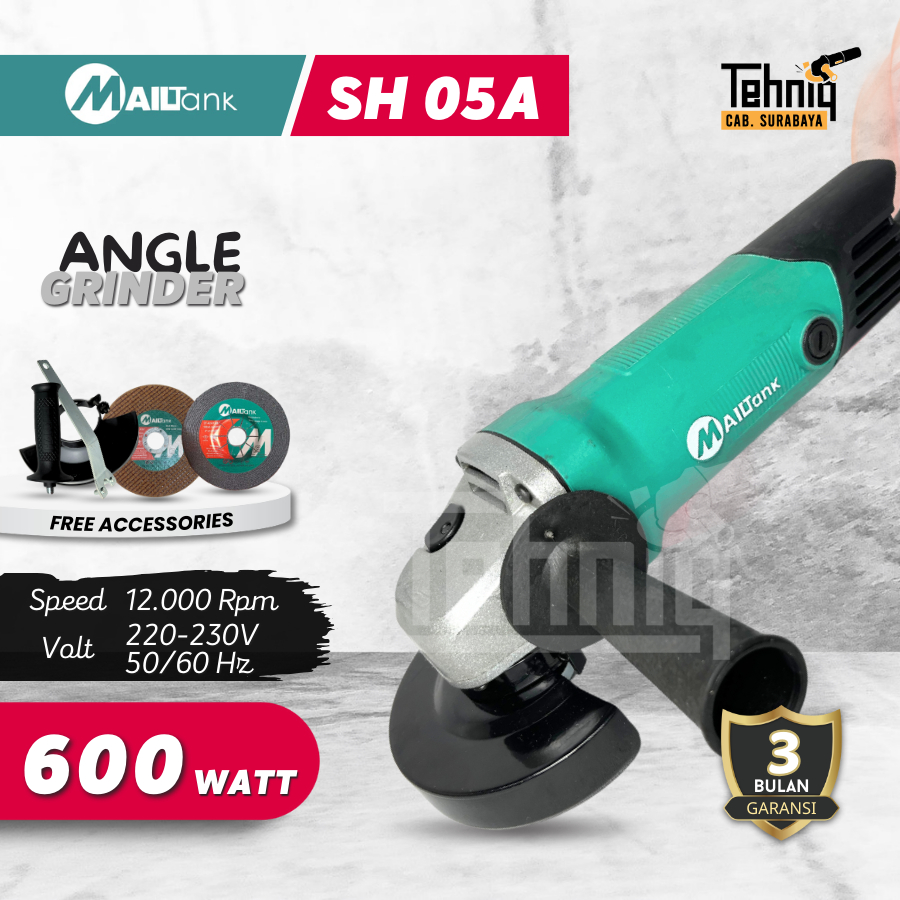 Jual MAILTANK SH05 Mesin Gerinda Tangan 600 Watt / Disc Grinder 4 inch | Shopee Indonesia