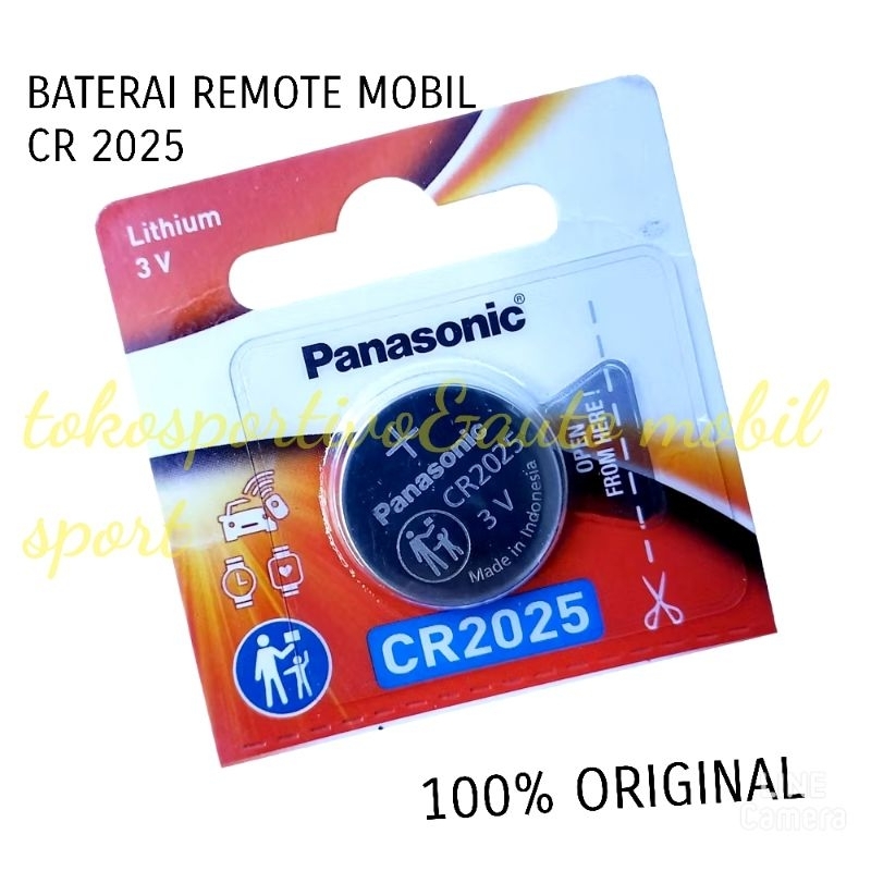 Jual 1PCS BATERAI REMOTE MOBIL CR 2025 PANASONIC ORIGINAL CR2025 ...