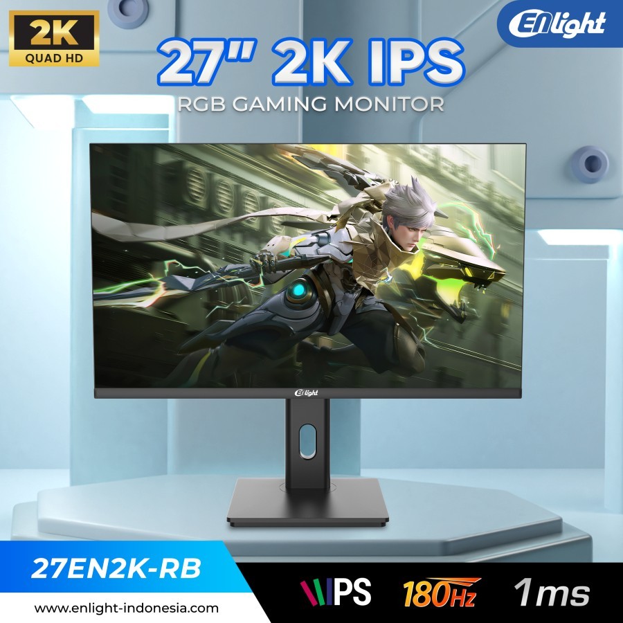 Jual Monitor Gaming Enlight 27EN2K-RB 180Hz 2K 27 Inch QHD IPS with RGB ...