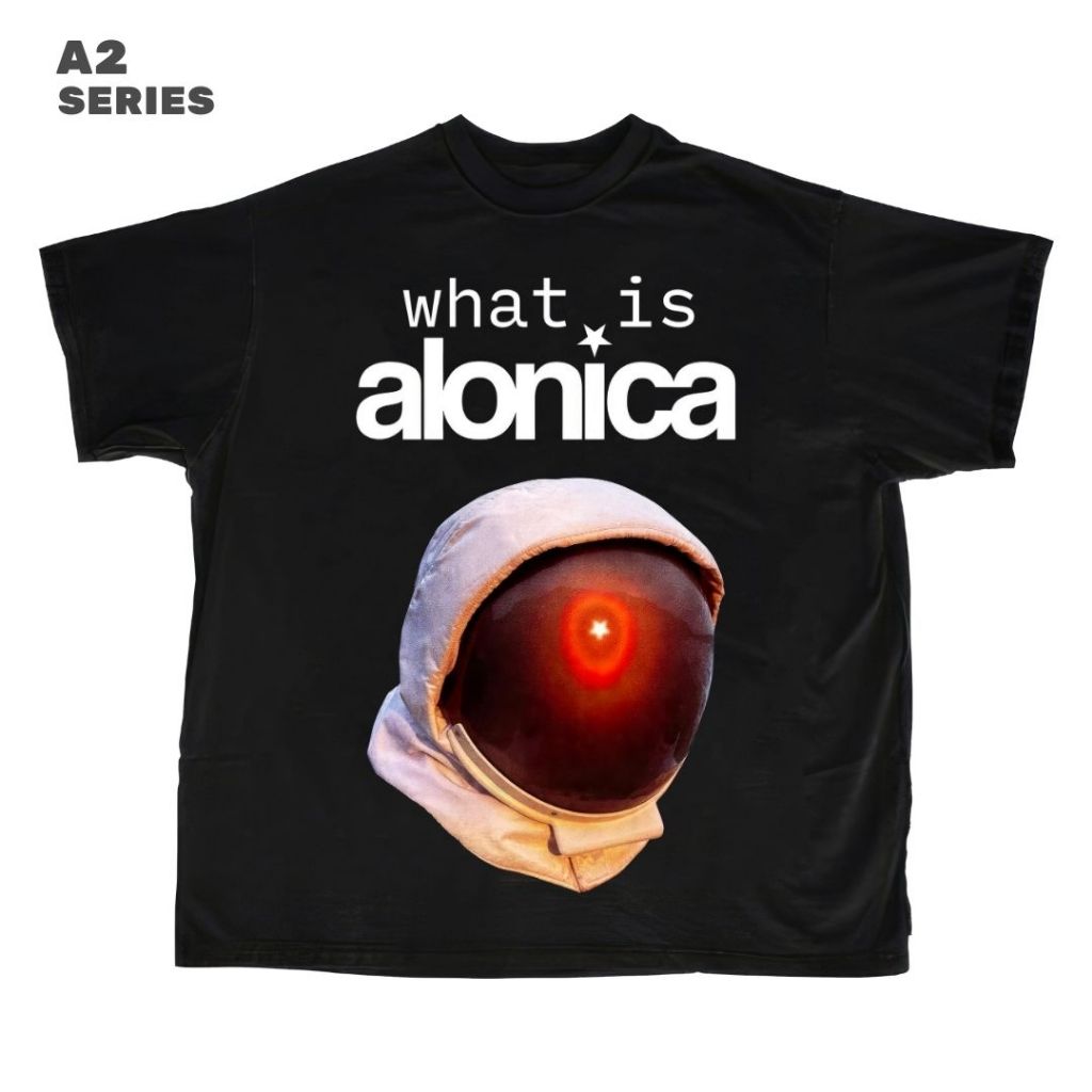 Jual Psycho Crucify "What is Alonica" Black Oversized T-Shirt | COD ...