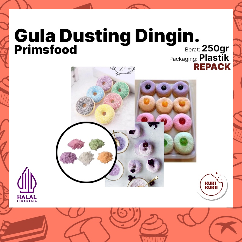 Jual Gula Dusting Donat PRIMSFOOD 250gr REPACK | Gula Dingin Donat ...
