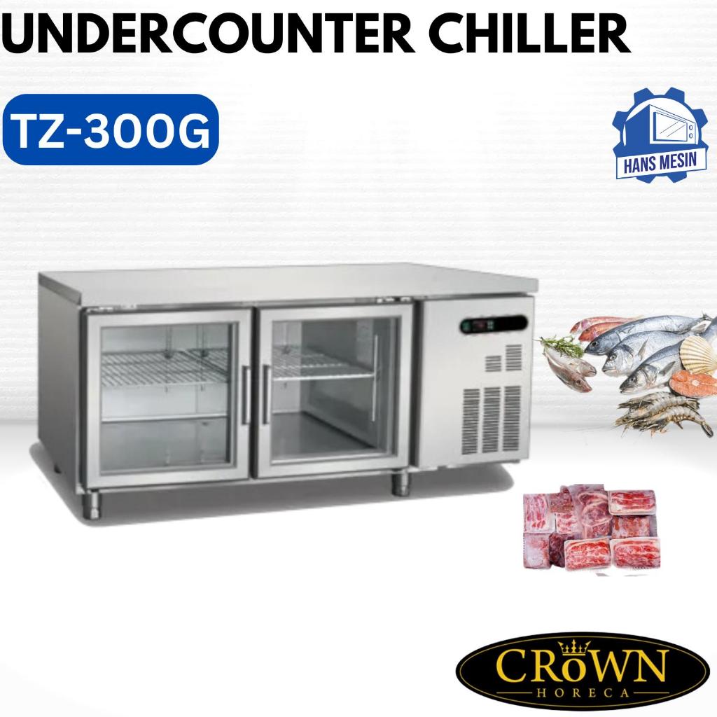 Jual UNDERCOUNTER GLASS DOOR CHILLER ( CROWN ) TZ-300G | Shopee Indonesia