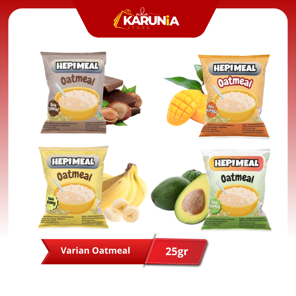 Jual OATMEAL KEMASAN SATUAN | SUDAH BPOM I MPASI I AVOCADO, COKLAT ...