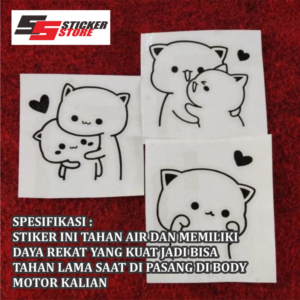 Jual STICKER CUTTING STICKER WA KUCING | Shopee Indonesia
