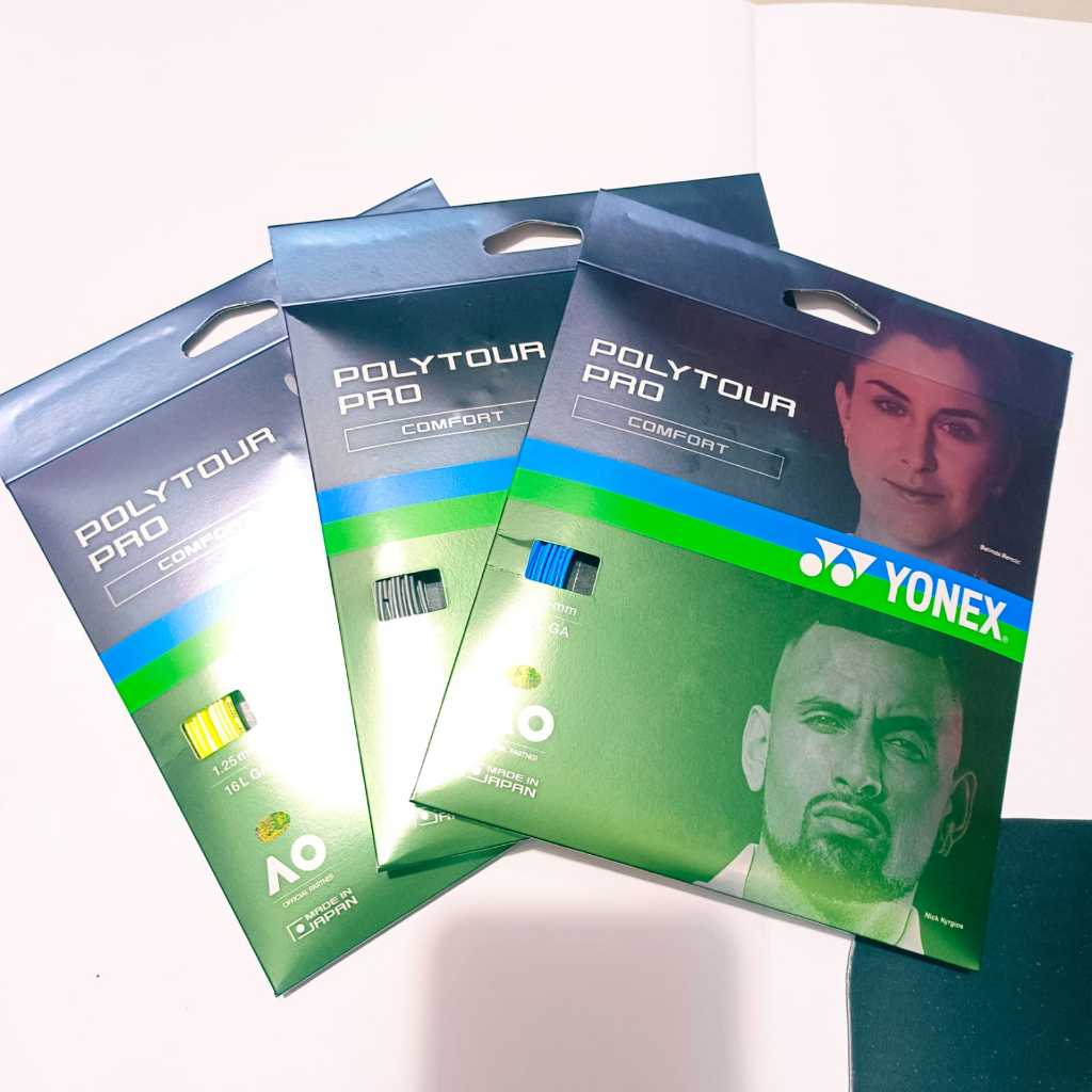 Jual Senar Tenis YONEX POLYTOUR PRO COMFORT Tennis Poly Tour Pro ...
