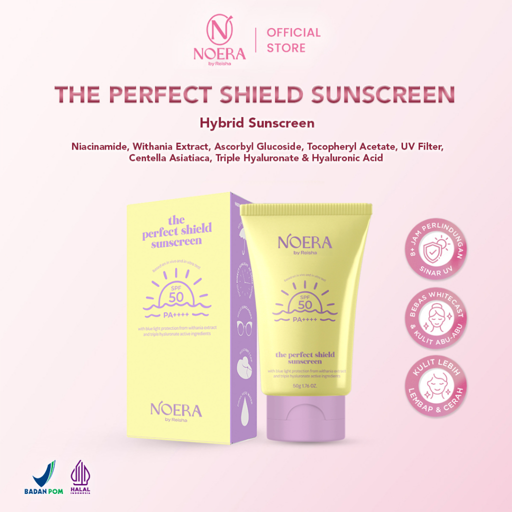 Jual Noera The Perfect Shield Sunscreen SPF 50 PA++++ | Sunscreen Anti ...