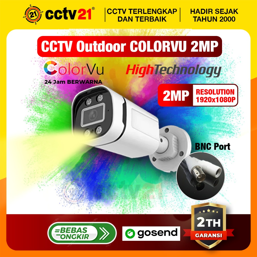 Jual CCTV / Camera / 2MP ColorVu outdoor High Technology Full Color ...