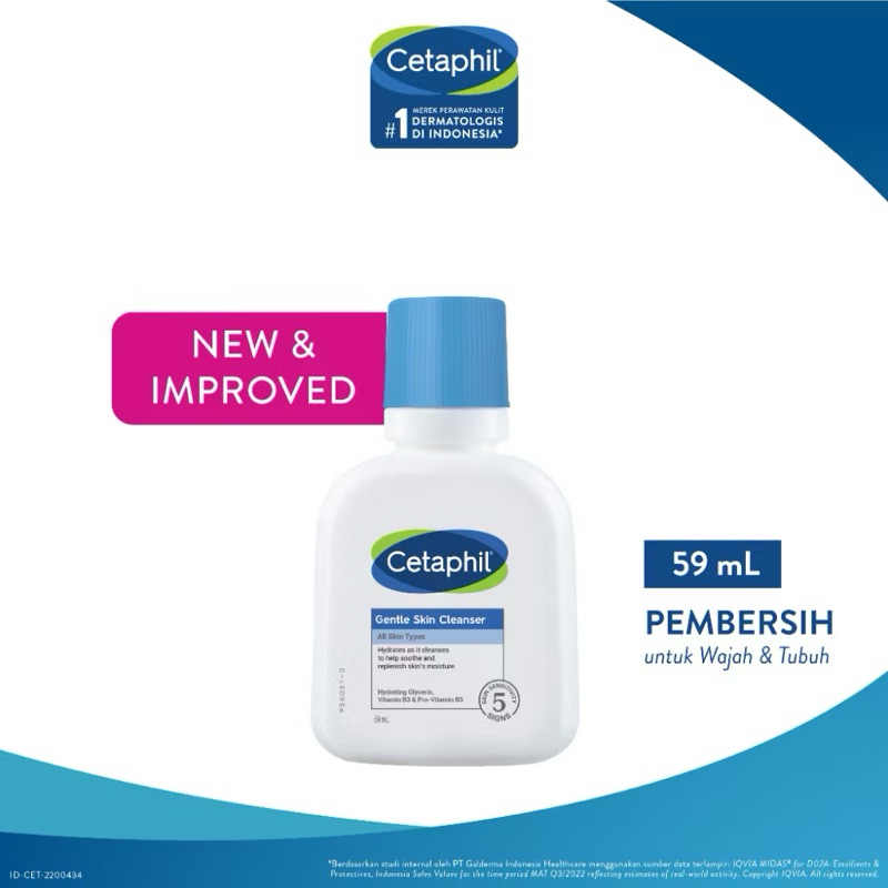 Jual Cetaphil Gentle Skin Cleanser 59 ml | Sabun Pembersih Wajah ...