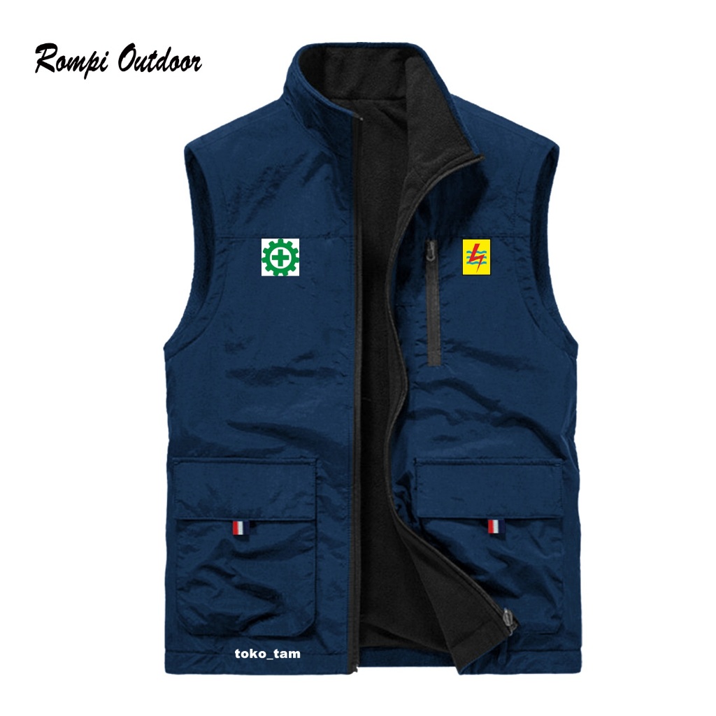Jual Best seller!!! Rompi vest outdoor distro k3 safety first PLN ...
