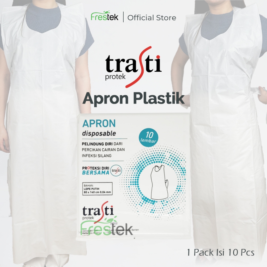Jual Apron Plastik Disposable Trasti Protek 10 Pcs | Shopee Indonesia