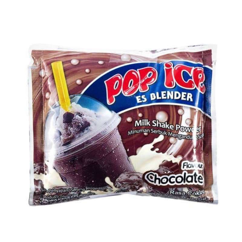 Jual Pop ice Chocolate minuman serbuk cokelat renteng | Shopee Indonesia
