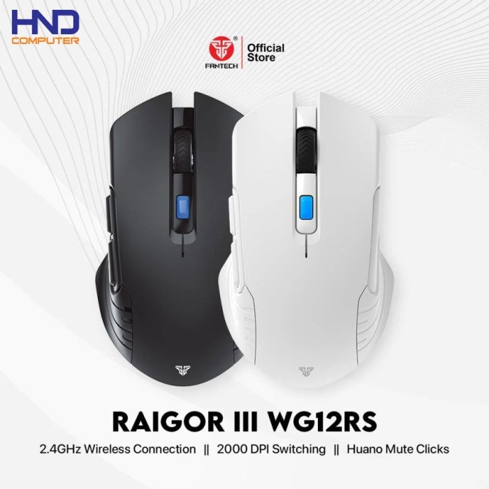 Jual FANTECH RAIGOR III WG12RS Mouse Gaming Wireless Rechargeable ...