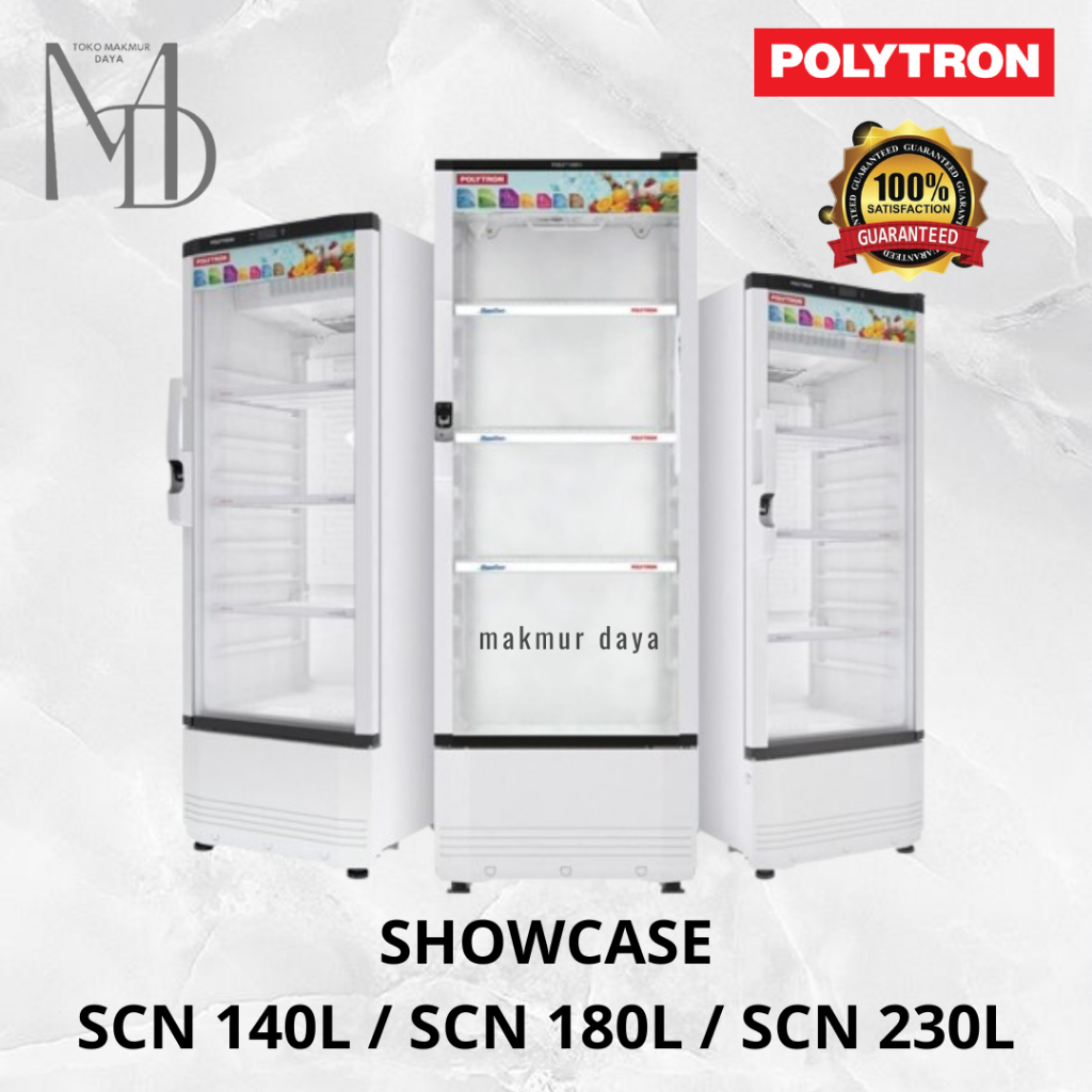 Jual Showcase Polytron SCN 140L / 180L / 230L Lemari ES Minuman SCN 140 ...