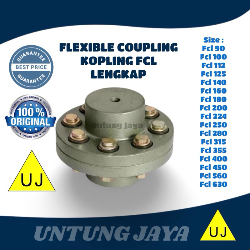 Jual FLEXIBLE COUPLING FCL 140 / FLEKSIBEL KOPLING FCL 140 / JUAL ...