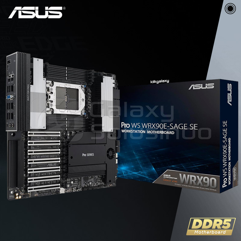 Jual ASUS PRO WS WRX90E-SAGE SE sTR5-SP6 - AMD STR5 WRX90 DDR5 ...