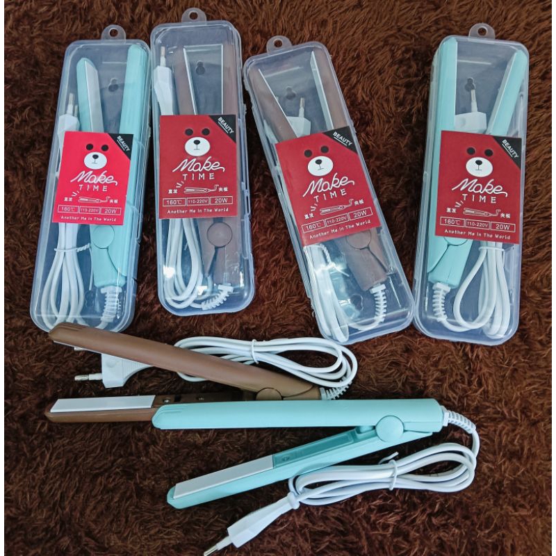 Jual Catokan rambut make Time beauty / Catokan mini karakter 2in1 ...